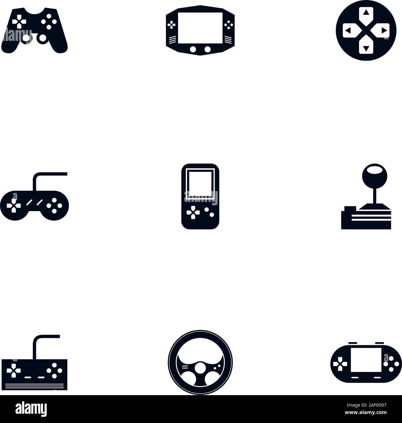 bundle of video game icons Stock Vector Image & Art - Alamy