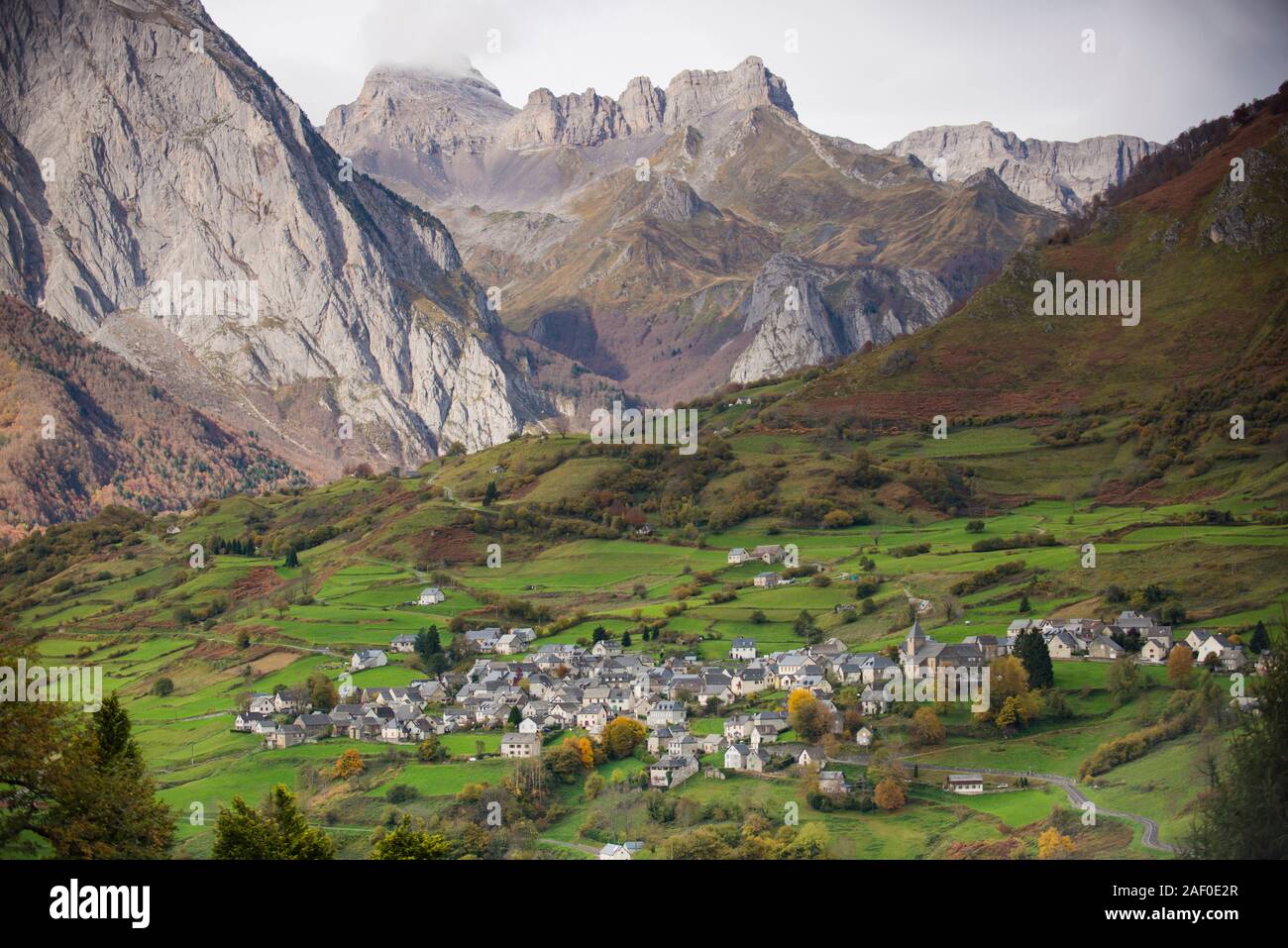 Night in Lescun Stock Photo - Alamy