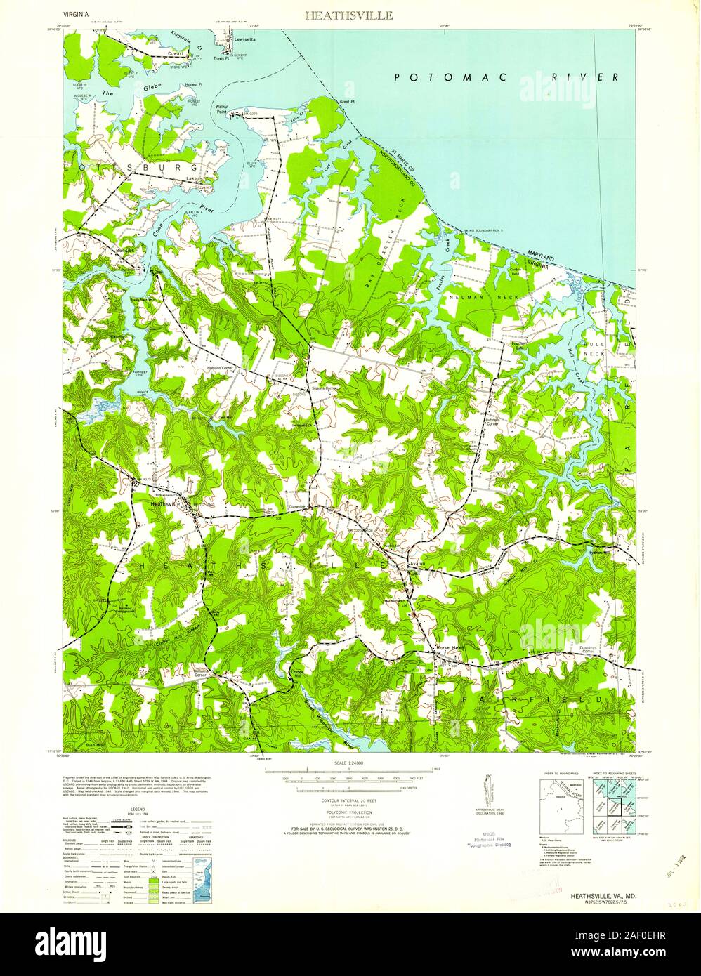 Map of heathsville hi-res stock photography and images - Alamy