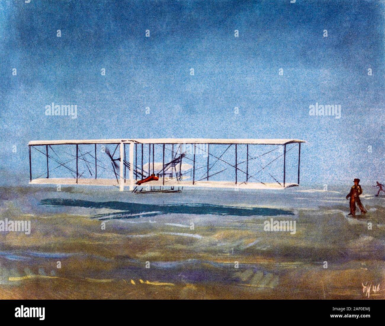 Wright brothers' first flight 1903 hi-res stock photography and images - Alamy