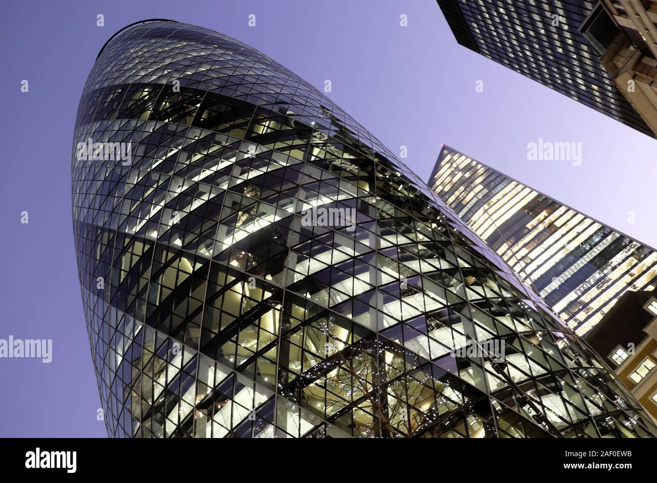 Skyscrapers And High Rise Office Buildings In Financial District High ...