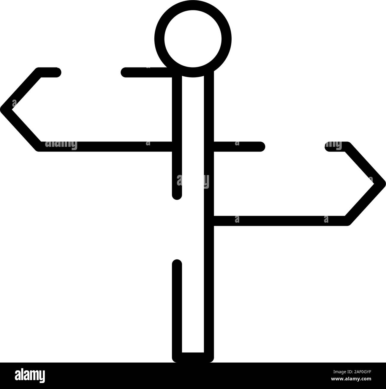 traffic arrow signal isolated icon Stock Vector Image & Art - Alamy