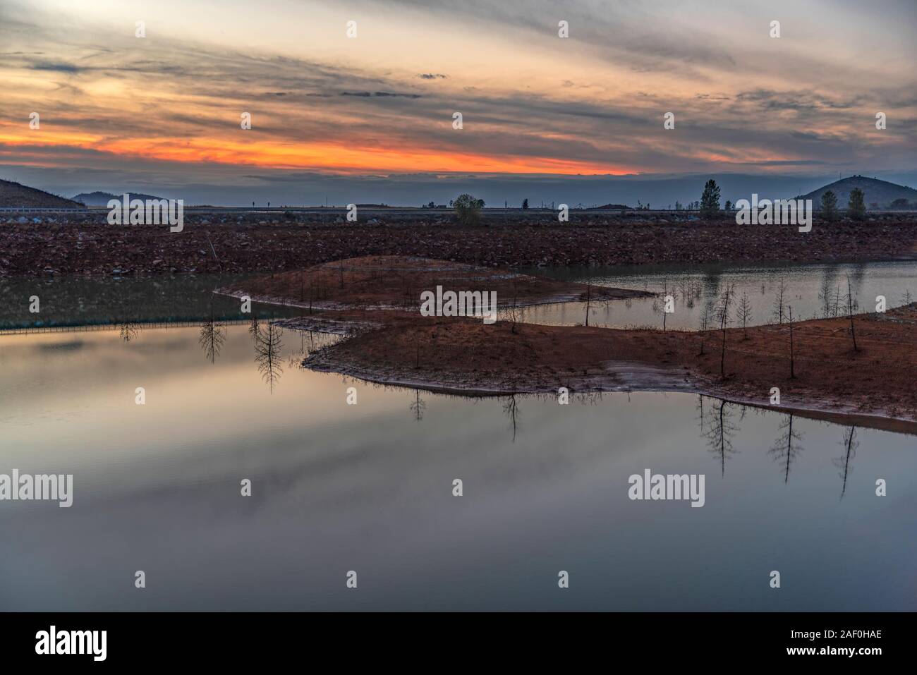 Sunset at the Copper Dam & Gossan Minas de Riotinto, an afternoon full ...
