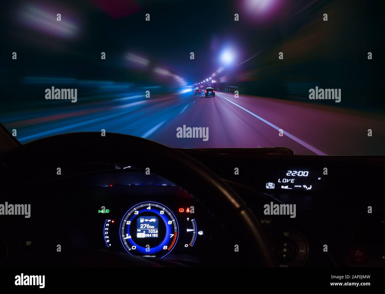 Car speedometer night hi-res stock photography and images - Alamy