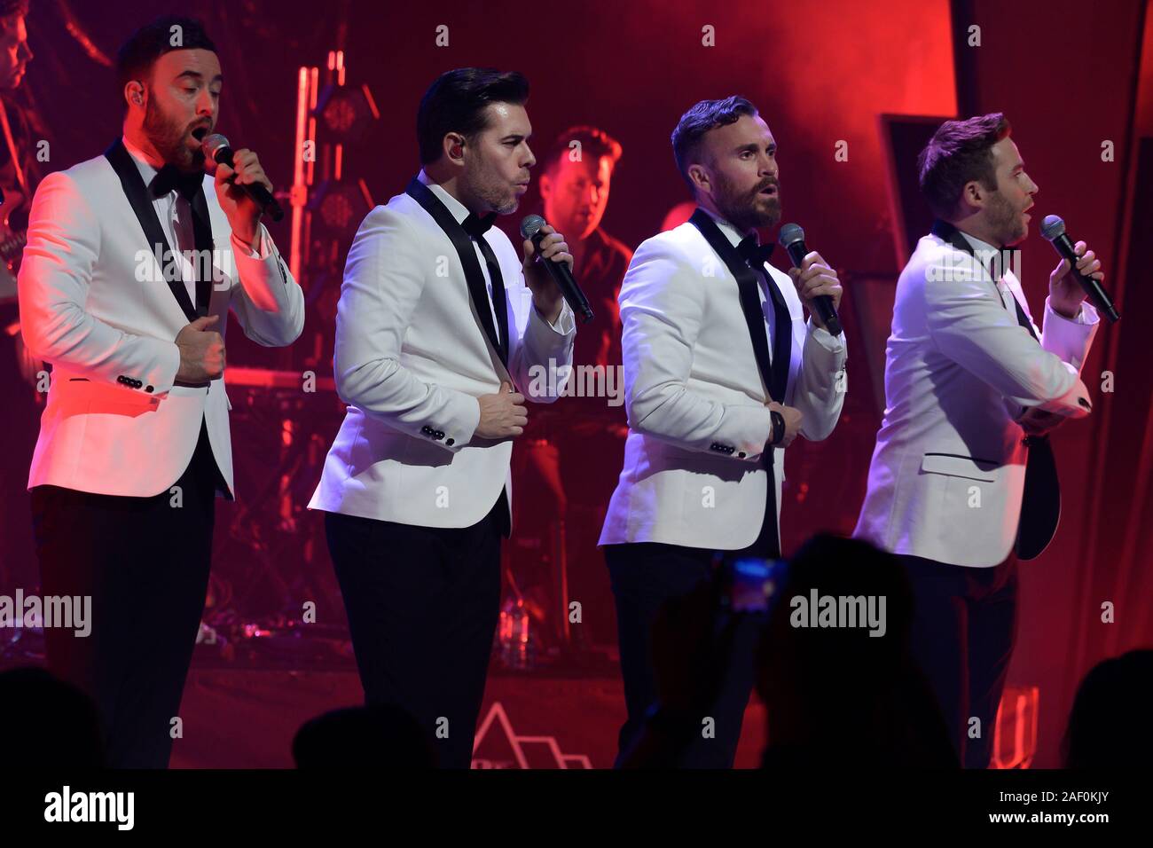 Male harmony group The Overtones live in concert at The Royal Concert ...
