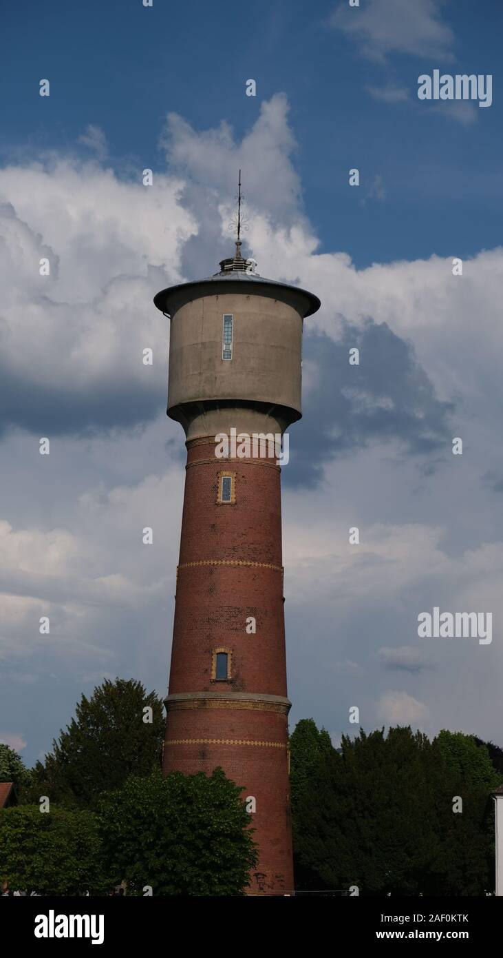 Water Tower Ladenburg Stock Photo - Alamy