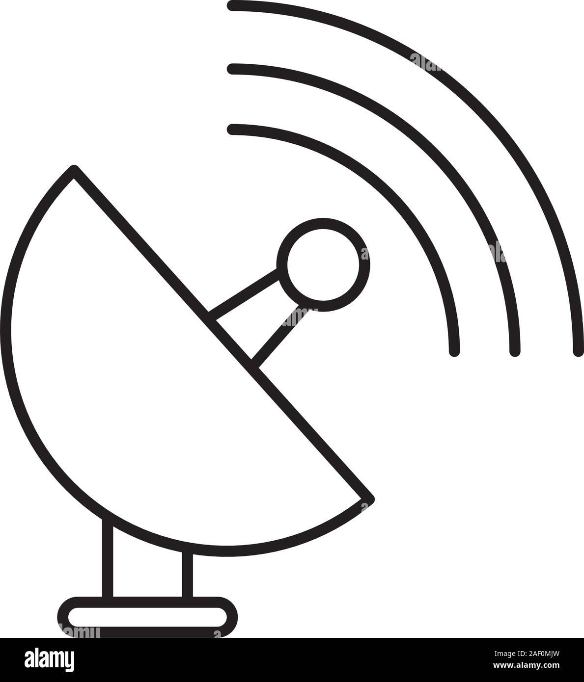 satelite antena communication isolated icon Stock Vector Image & Art ...