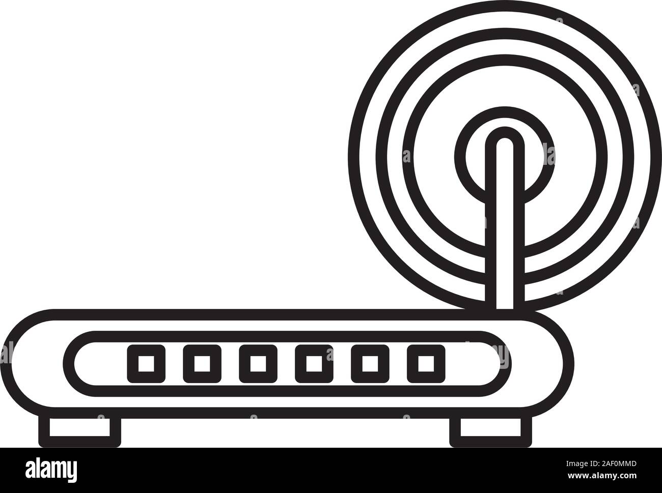 router wifi device isolated icon Stock Vector Image & Art - Alamy