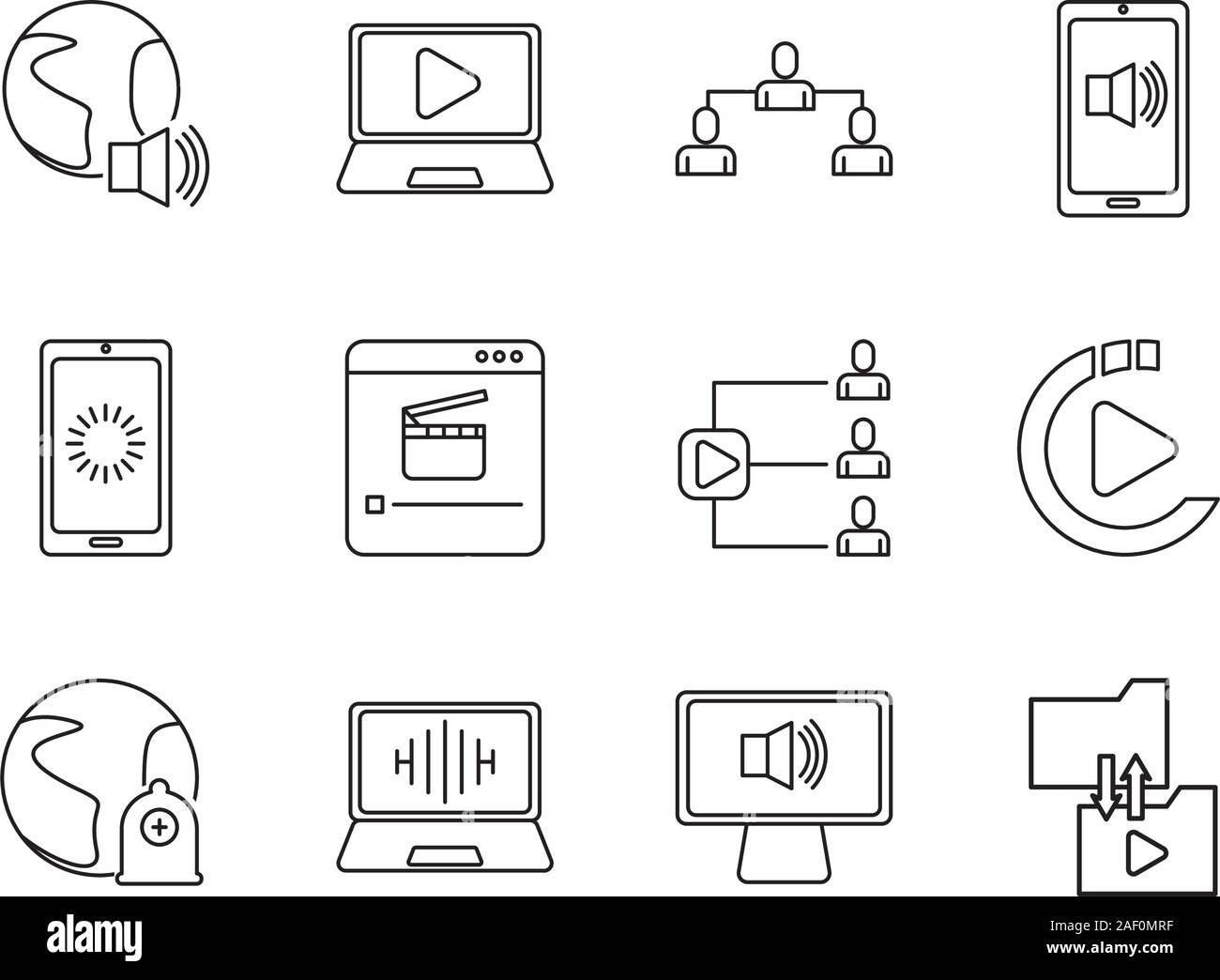 Streaming connection Black and White Stock Photos & Images - Alamy