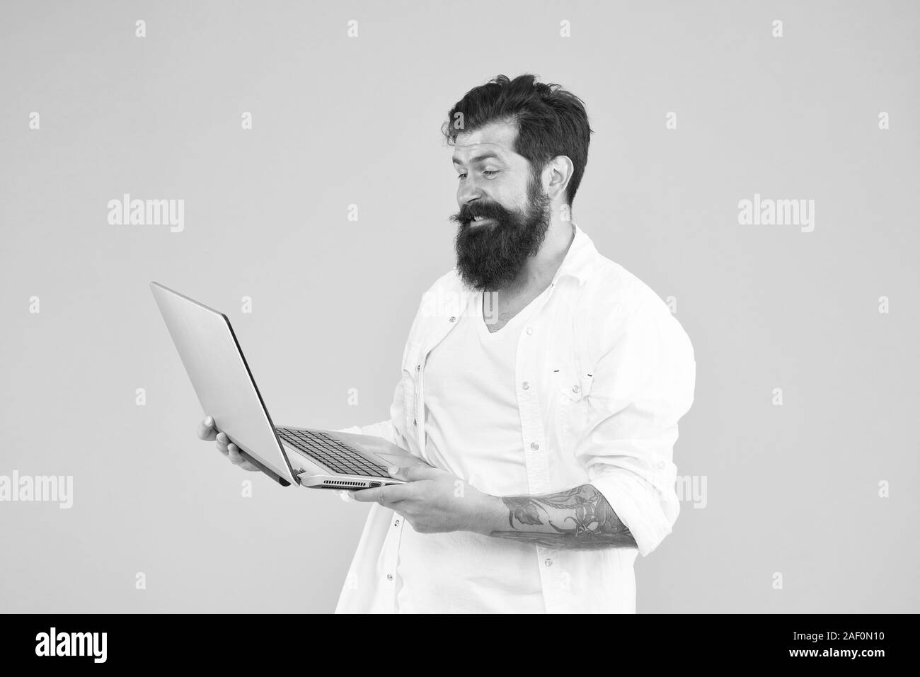 Emotional programmer Black and White Stock Photos & Images - Alamy