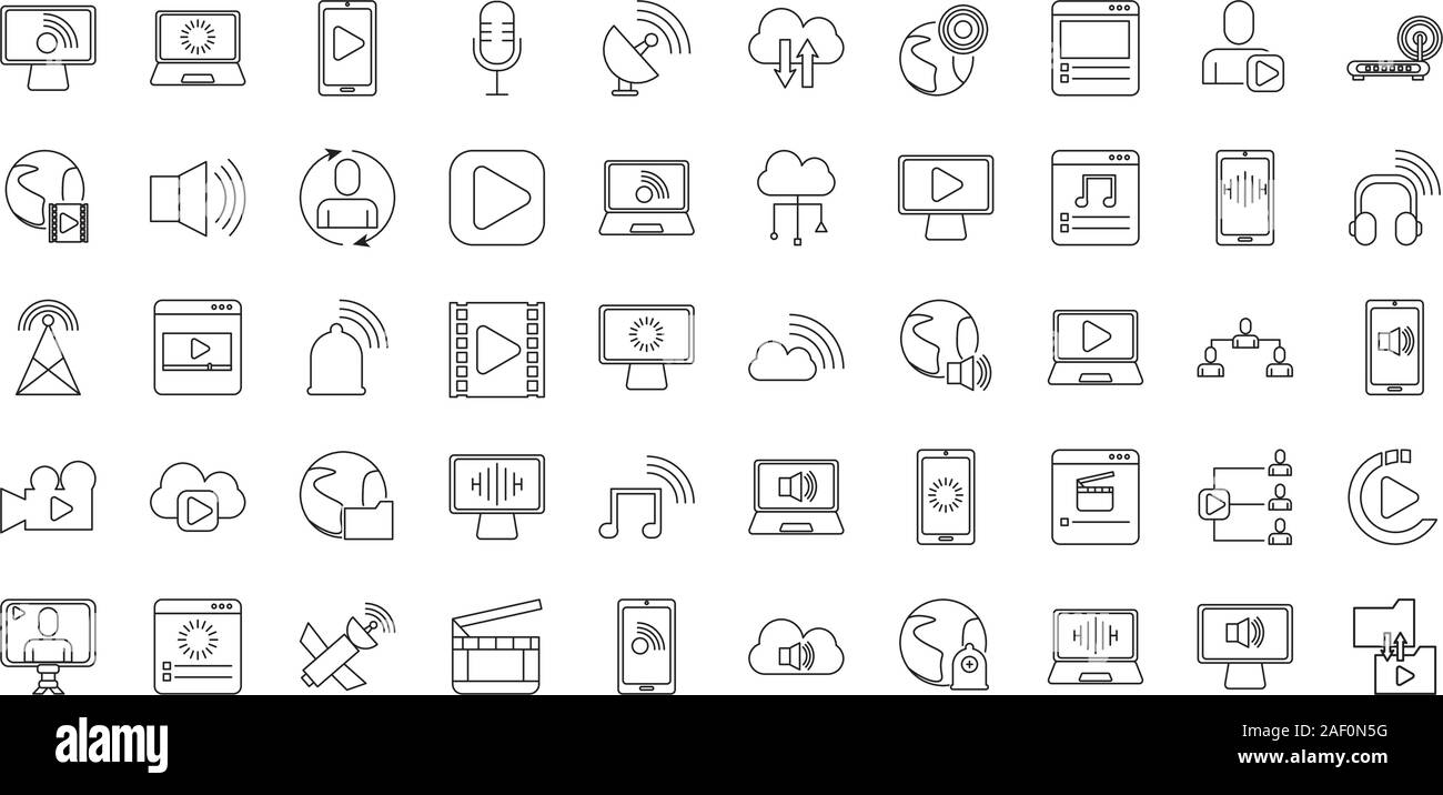 Streaming connection Black and White Stock Photos & Images - Alamy