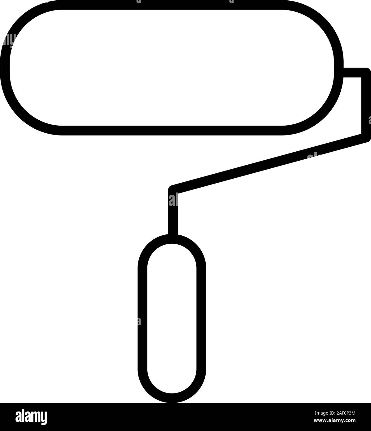 paint roller tool isolated icon Stock Vector Image & Art - Alamy