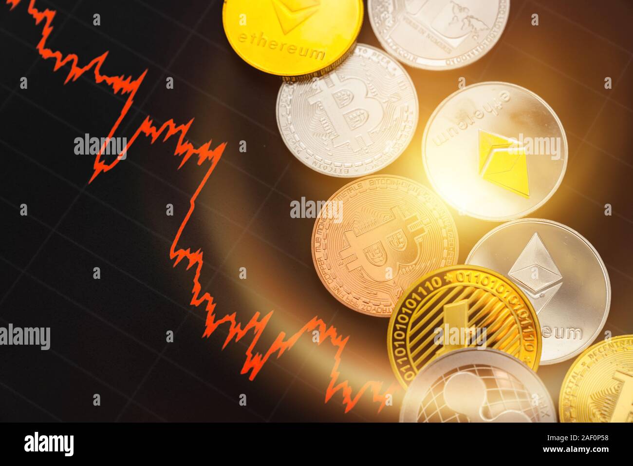 Bitcoin chart . Cryptocurrency is the currency of the future Stock ...