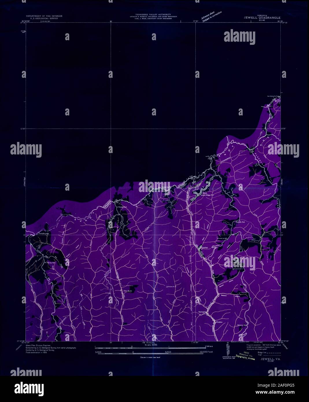 Map of jewell hi-res stock photography and images - Alamy