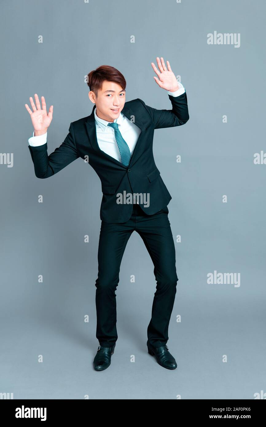 Scared man standing hi-res stock photography and images - Alamy