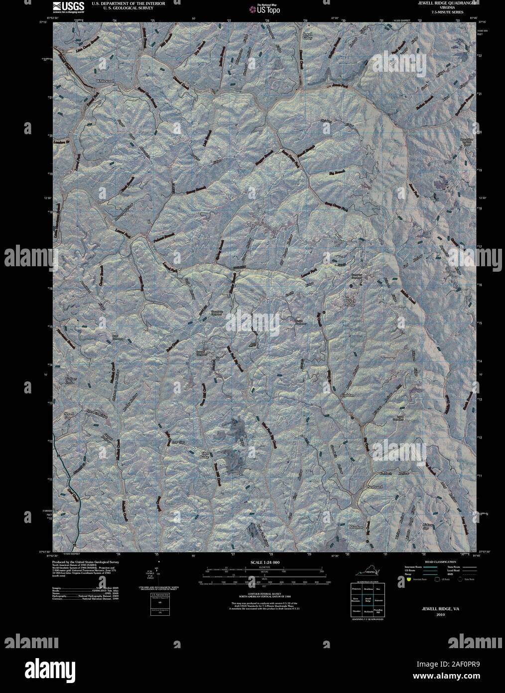 Map of jewell hi-res stock photography and images - Alamy