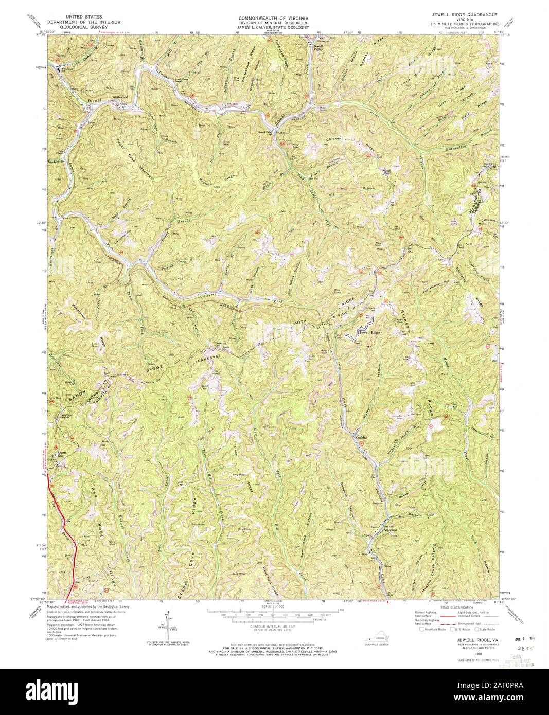 Map of jewell hi-res stock photography and images - Alamy