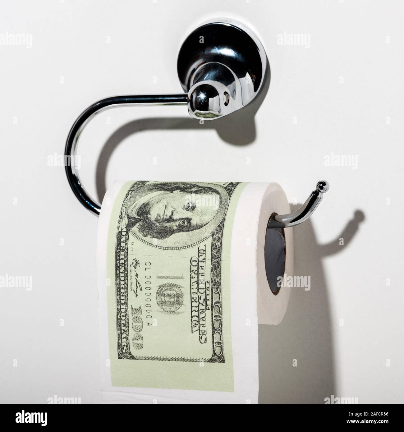 Dollar banknote on white hi-res stock photography and images - Alamy