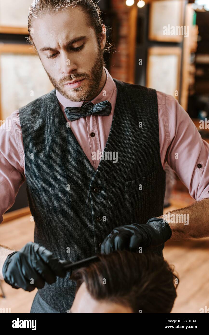 Handsome barber hi-res stock photography and images - Alamy