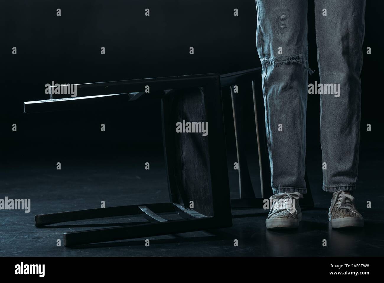 Fallen chair hi-res stock photography and images - Alamy