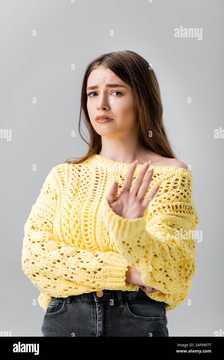 Refusal gesture hi-res stock photography and images - Alamy