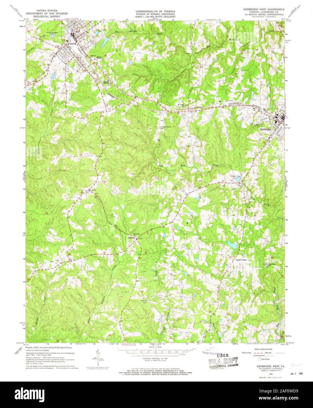 Map of kenbridge hi-res stock photography and images - Alamy