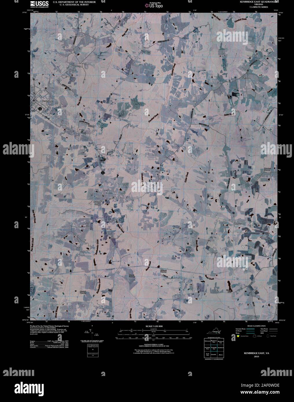 Map of kenbridge hi-res stock photography and images - Alamy