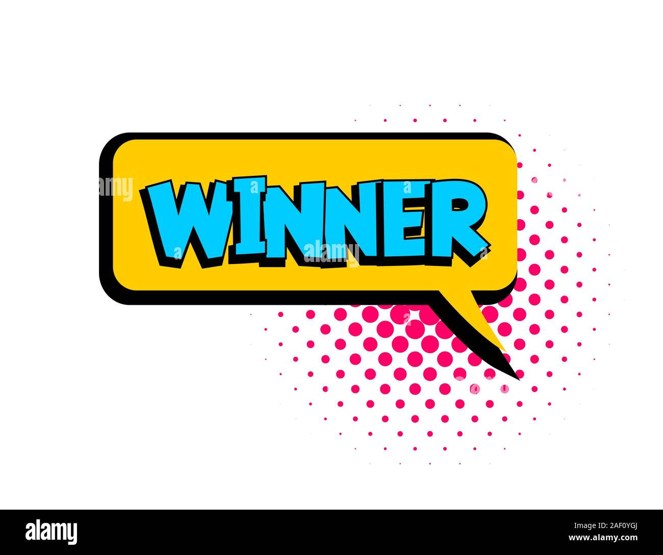 Comic winner Stock Vector Images - Alamy