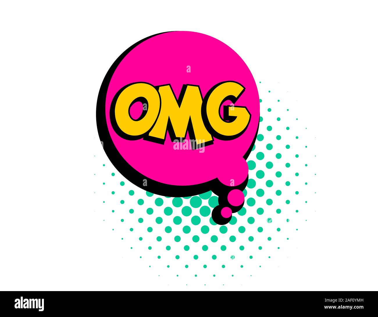 Omg comic pop art style Cut Out Stock Images & Pictures - Alamy