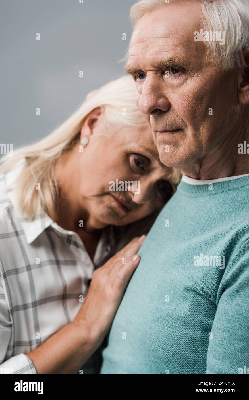 Frustrated sad senior couple hi-res stock photography and images - Alamy