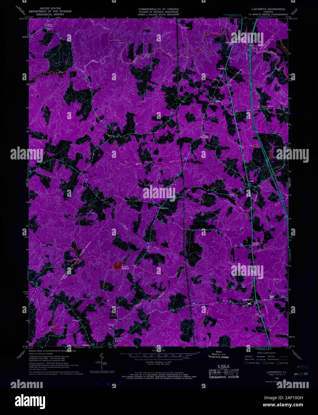 Map of ladysmith hi-res stock photography and images - Alamy