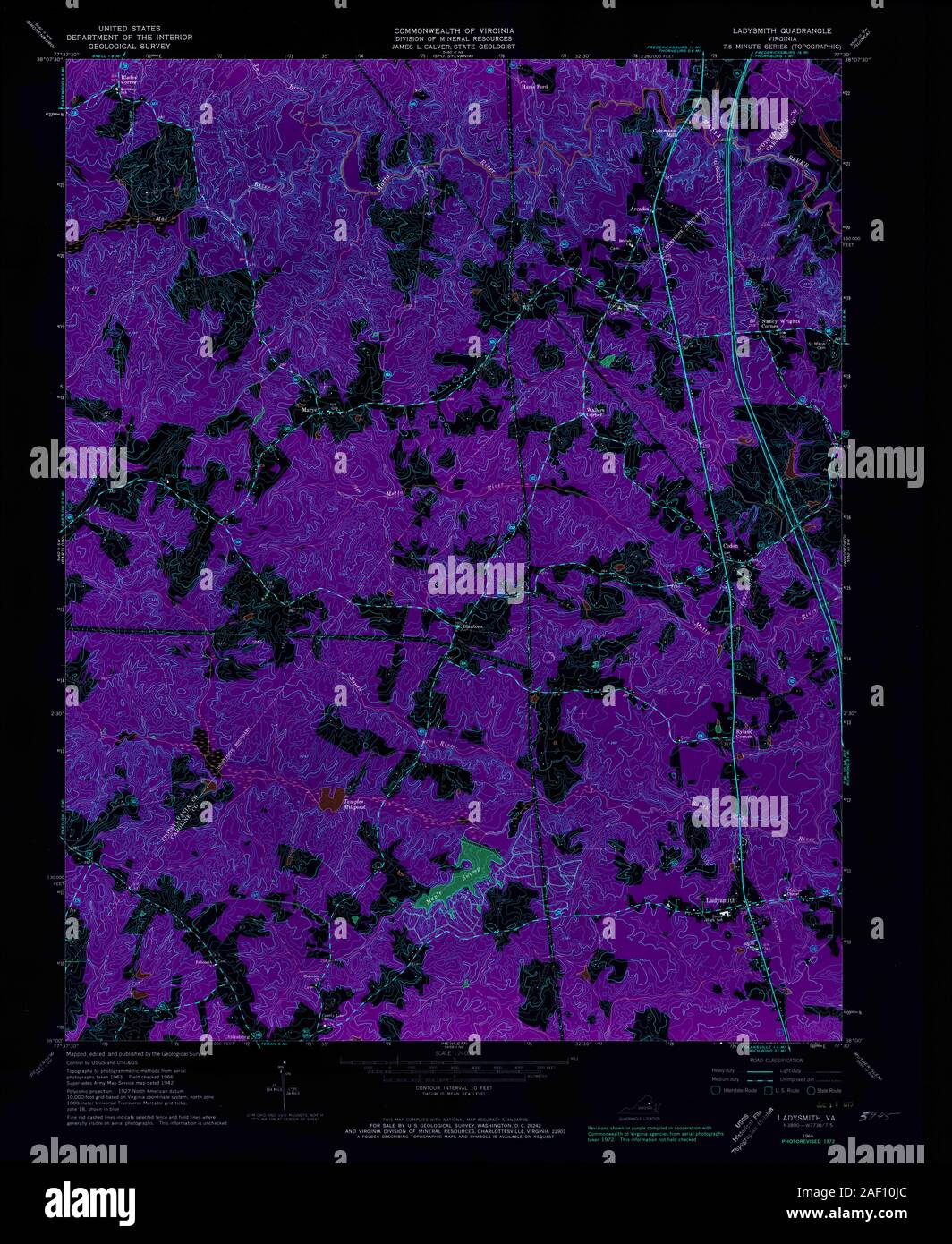 Map of ladysmith hi-res stock photography and images - Alamy