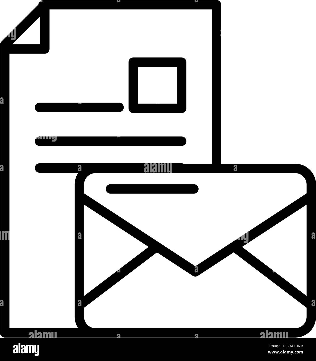 envelope mail postal service icon Stock Vector Image & Art - Alamy