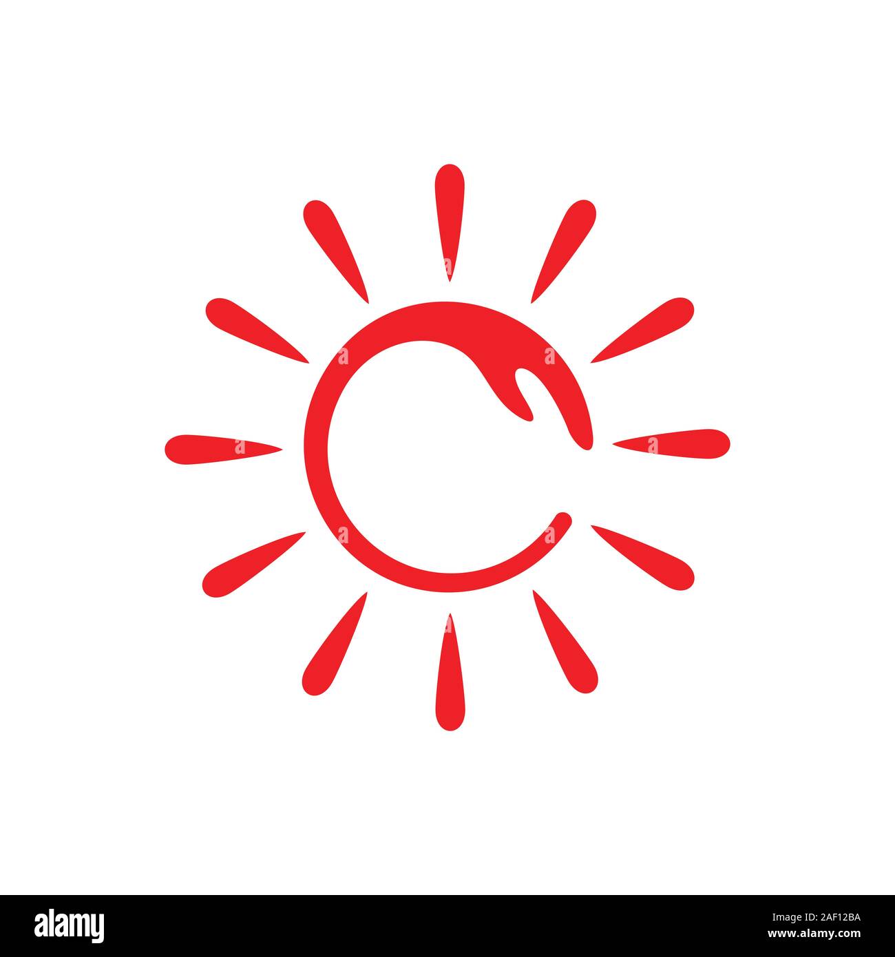 sun rotation swirl rays logo vector Stock Vector Image & Art - Alamy