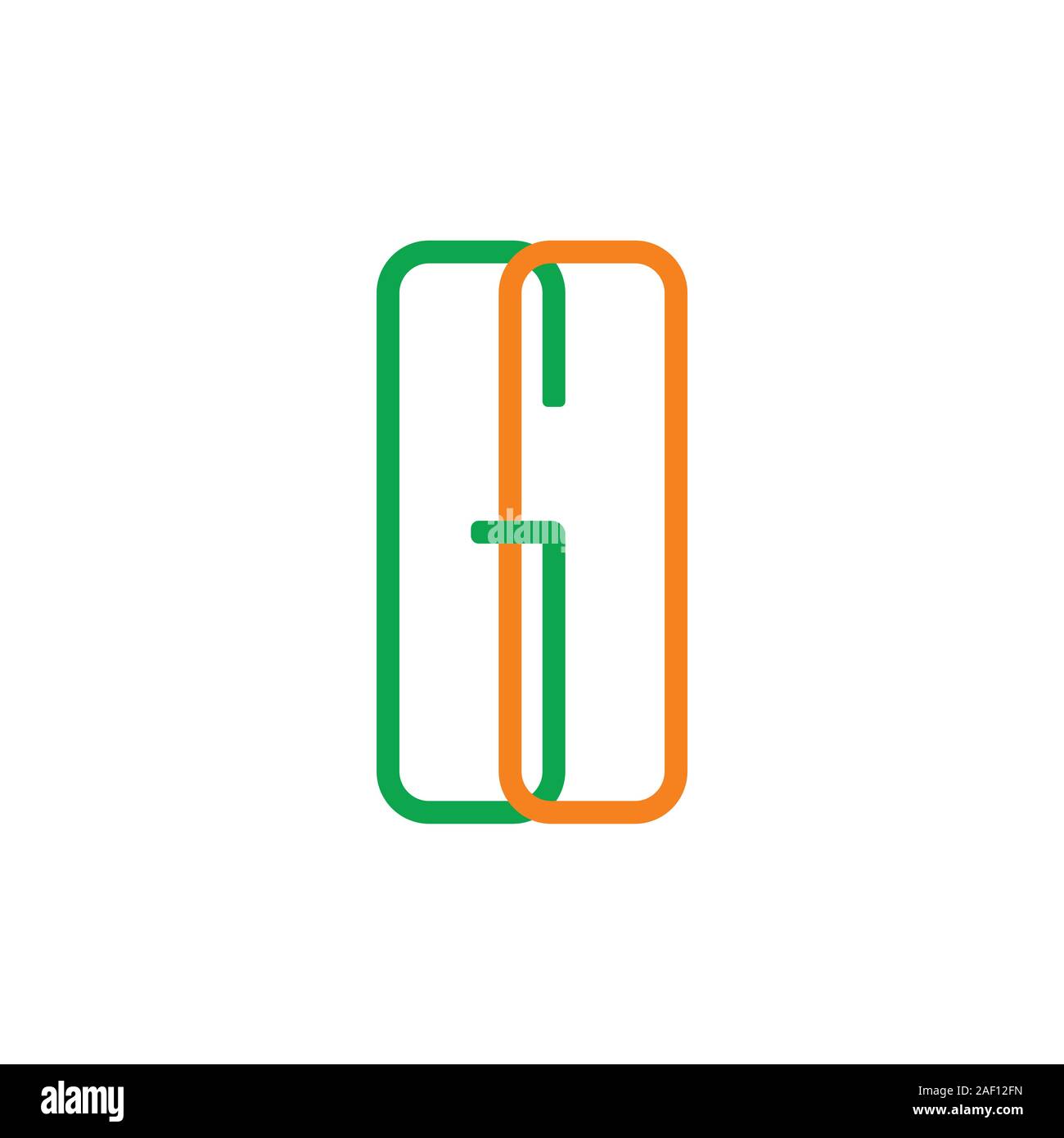 letters go linked lines logo vector Stock Vector Image & Art - Alamy