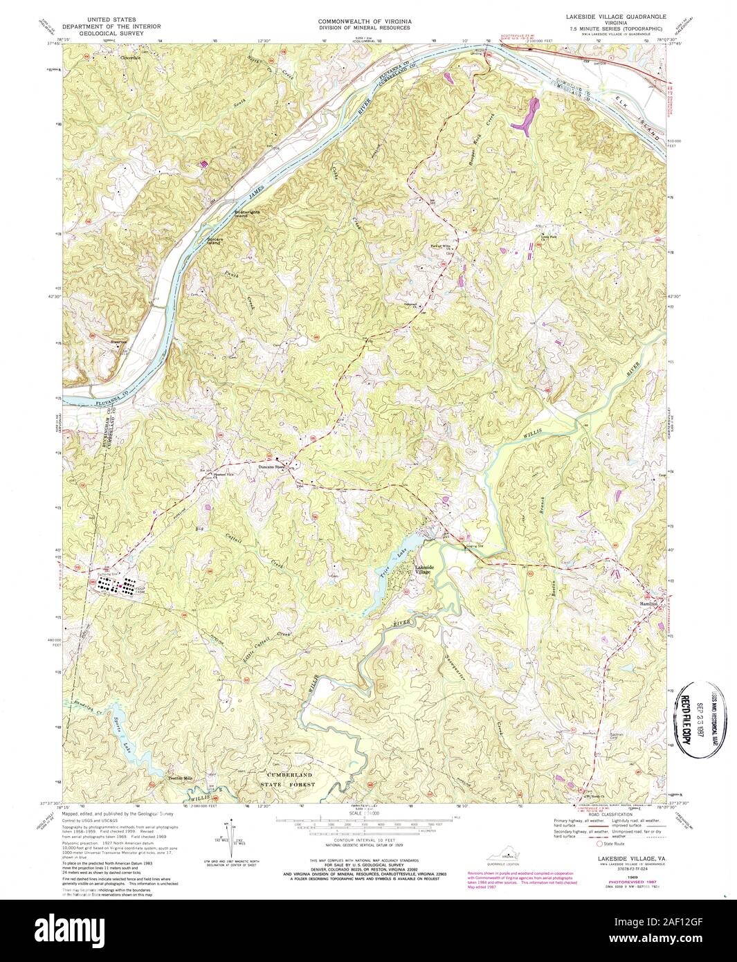 VA Lakeside Village 185642 1969 24000 Stock Photo - Alamy