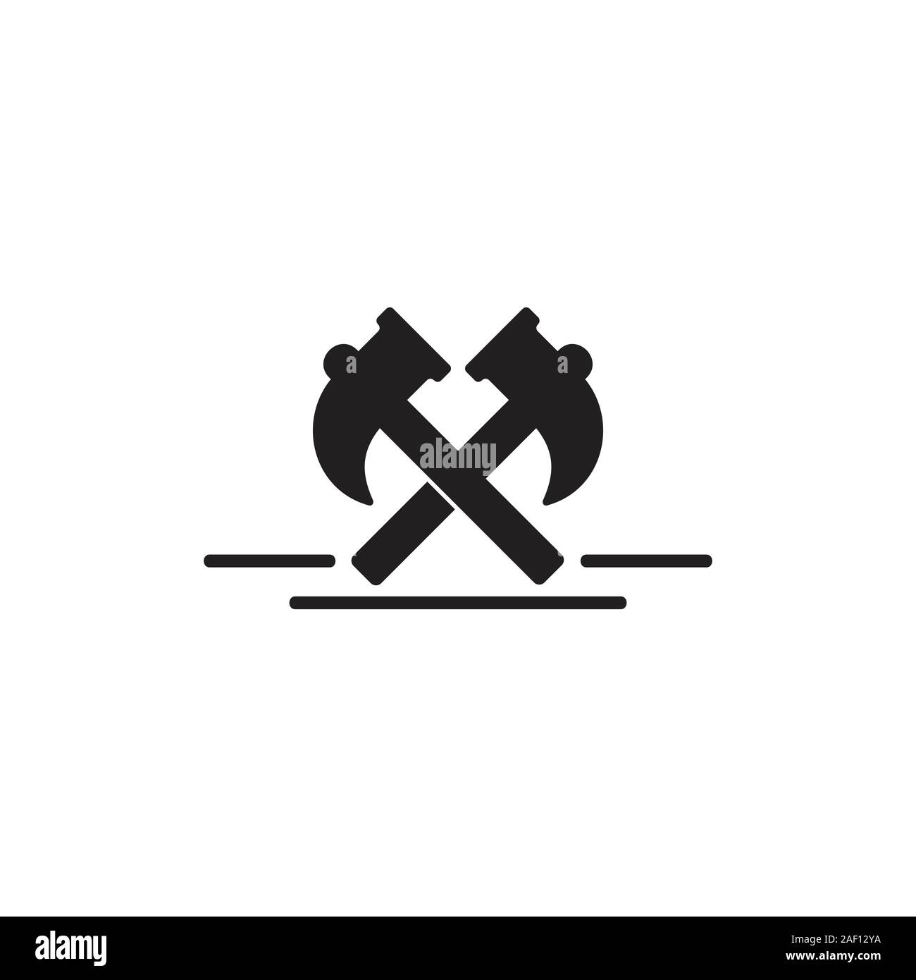 hammer simple silhouette symbol vector Stock Vector Image & Art - Alamy