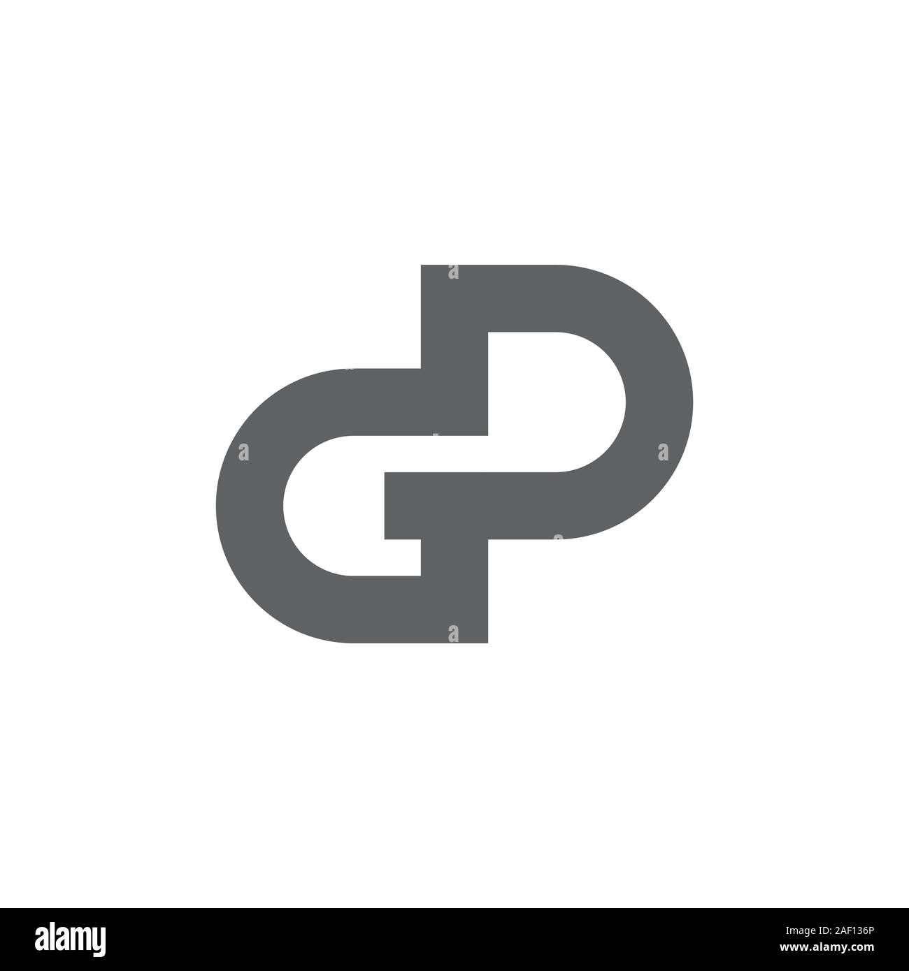 letter gd geometric line logo vector Stock Vector Image & Art - Alamy