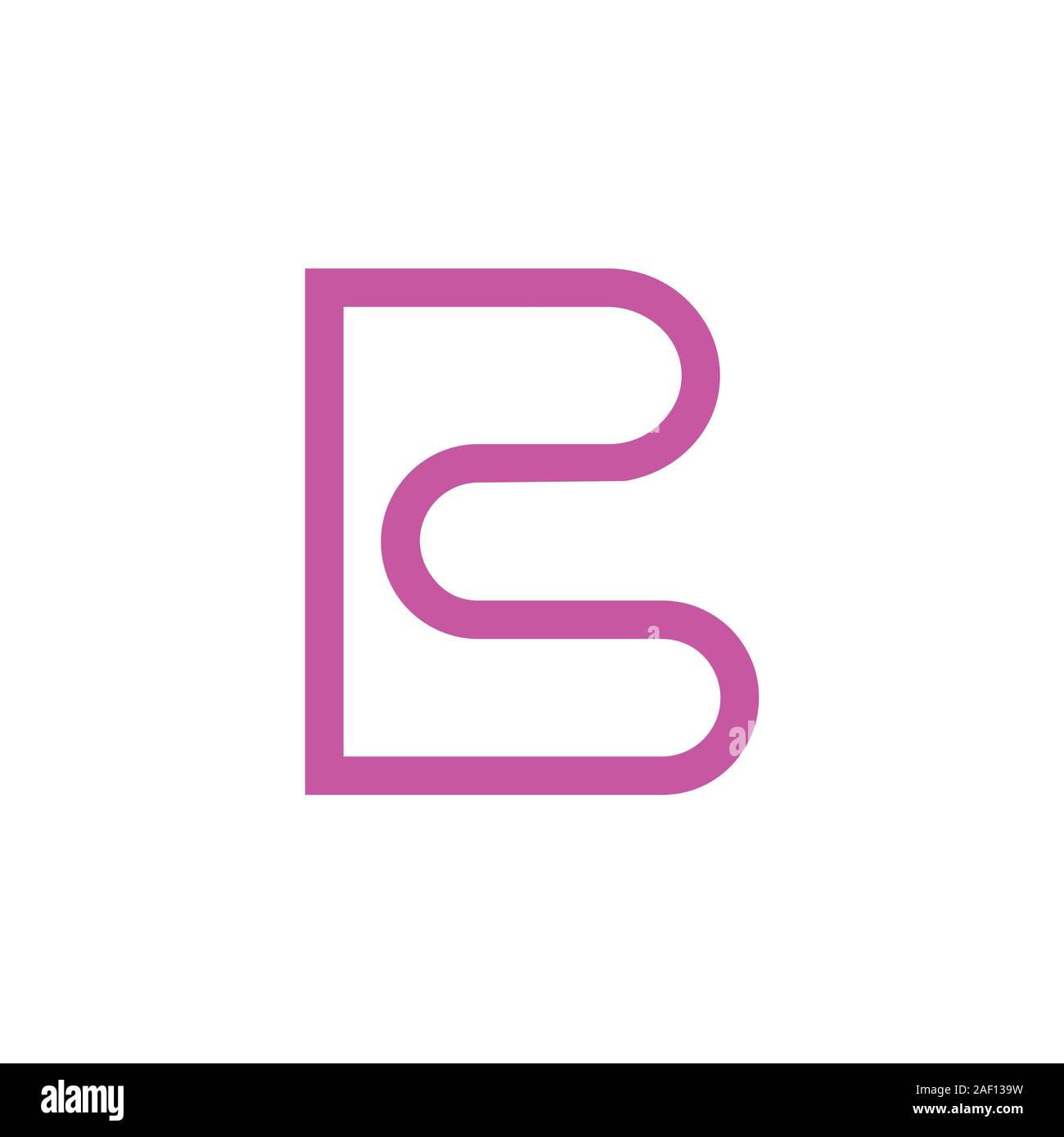 abstract letter rb infinity line logo vector Stock Vector Image & Art ...