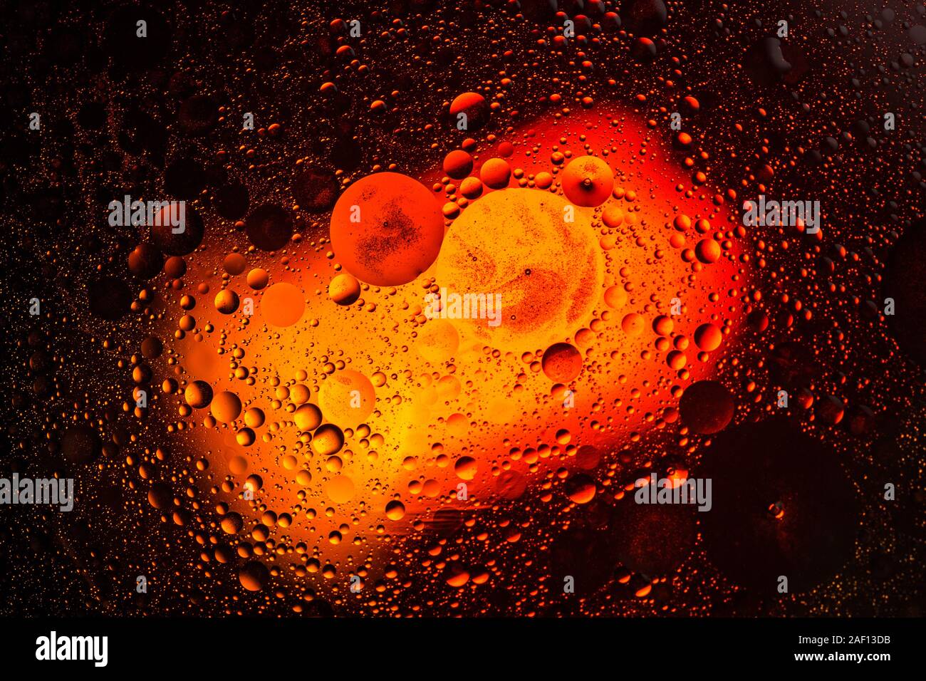 Abstract art with bubbles Stock Photo - Alamy