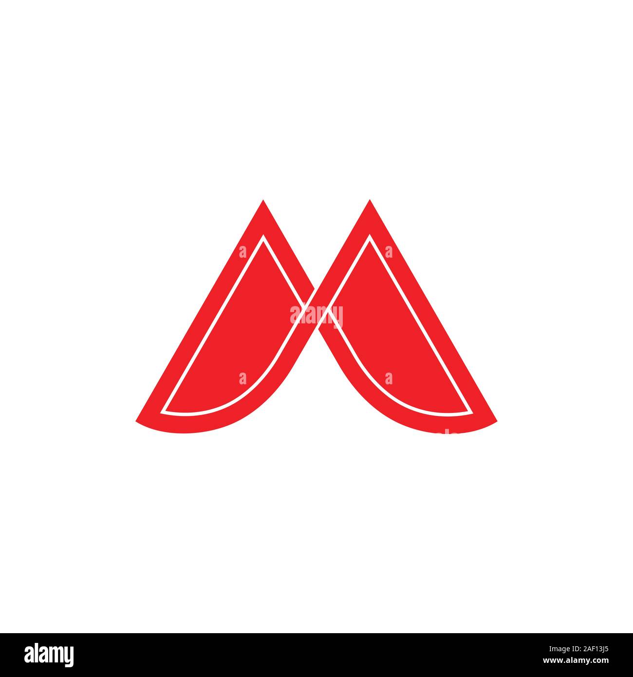 letter m infinity geometric logo vector Stock Vector Image & Art - Alamy