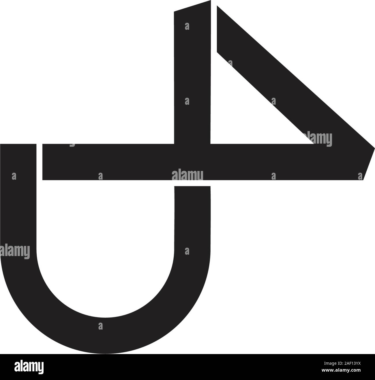 letter jp infinity lines geometric logo vector Stock Vector Image & Art ...