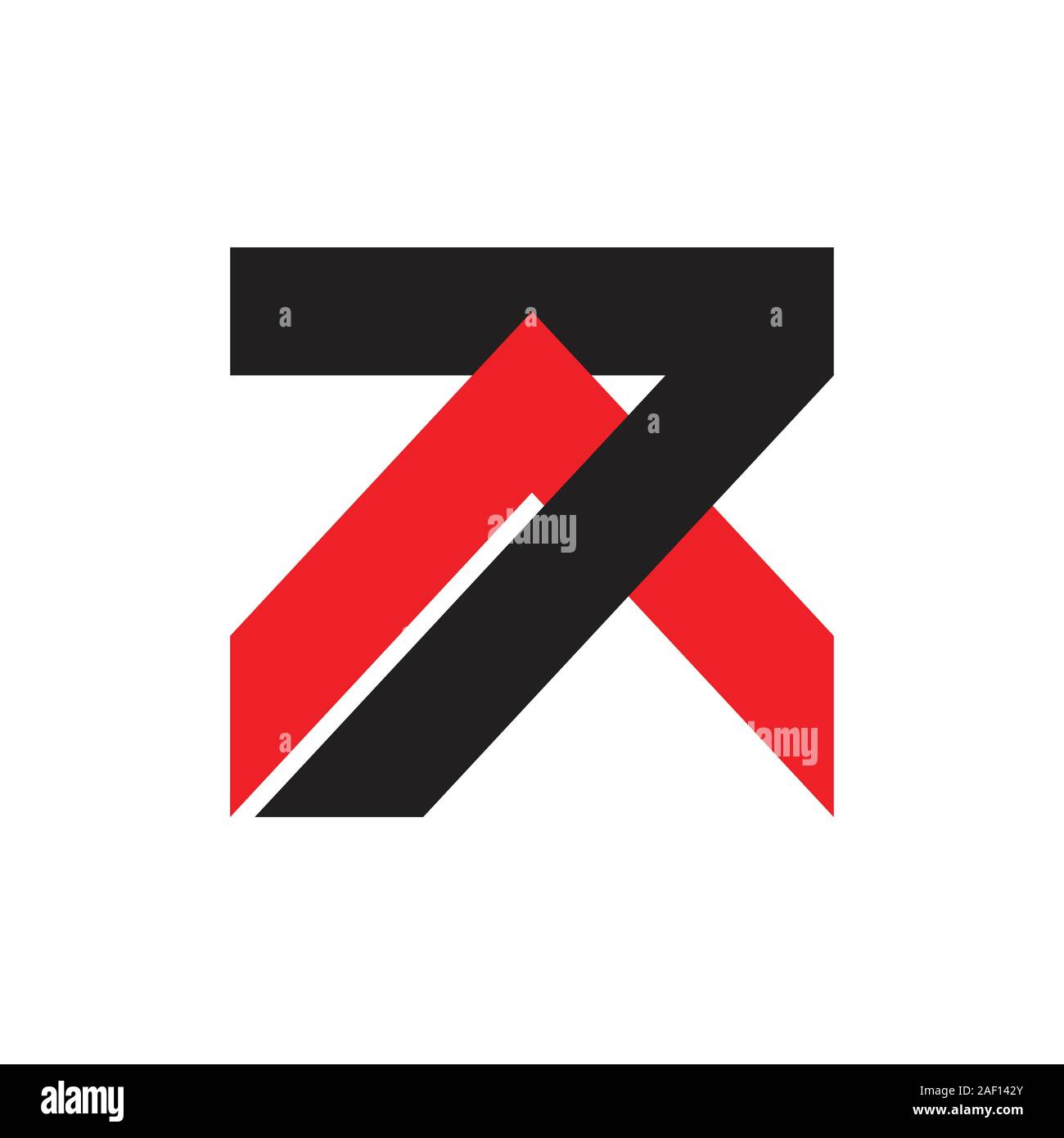 number 7 arrow geometric logo vector Stock Vector Image & Art - Alamy