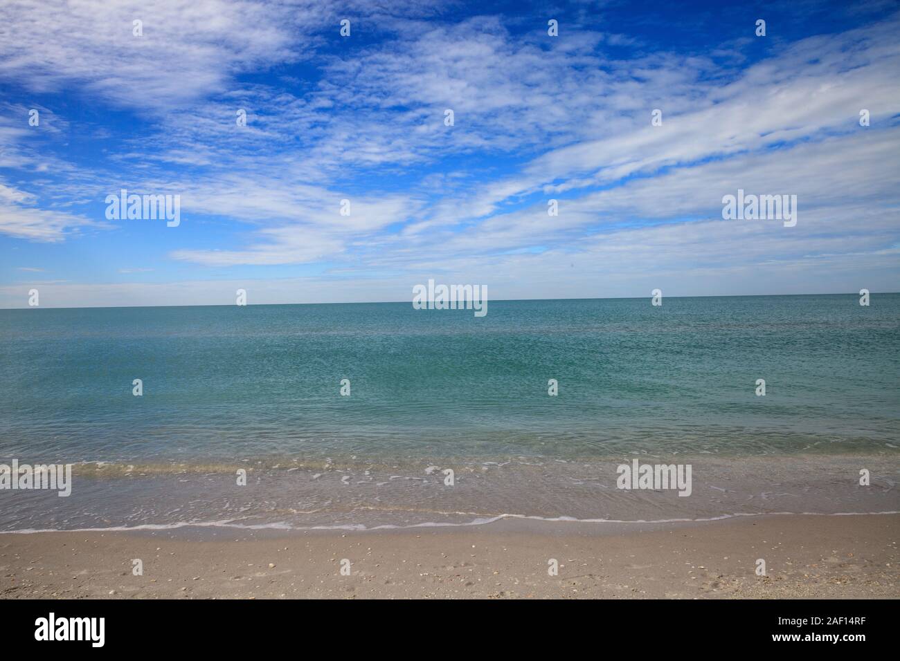 Boca Grande Beach on Boca Grande on Gasparilla Island in Florida Stock ...