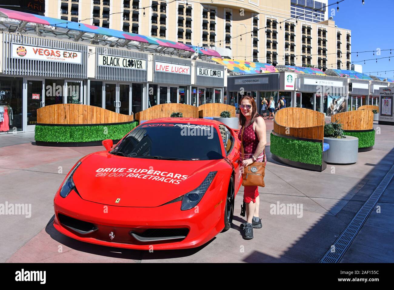 Las Vegas NV, USA 09-26-18 Exotics Racing located at the Grand Bazaar ...