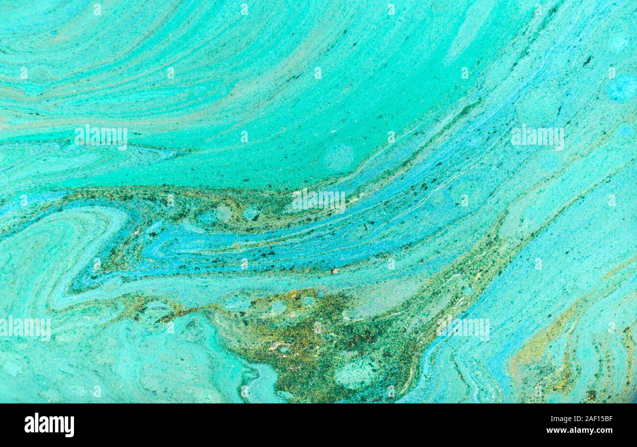 Beautiful unique turquoise marble background Stock Photo - Alamy