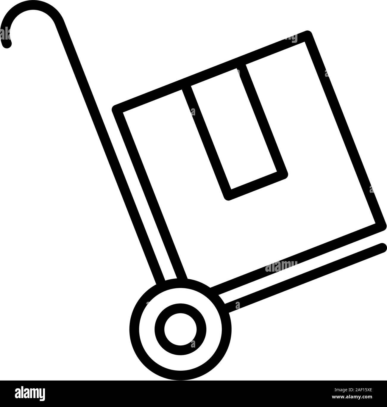 box carton packing in cart Stock Vector Image & Art - Alamy