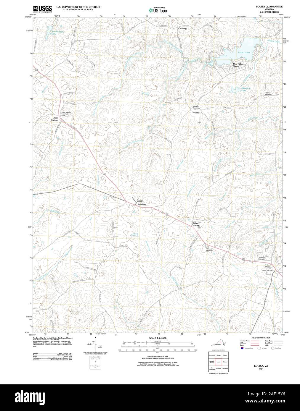 Louisa map Cut Out Stock Images & Pictures - Alamy