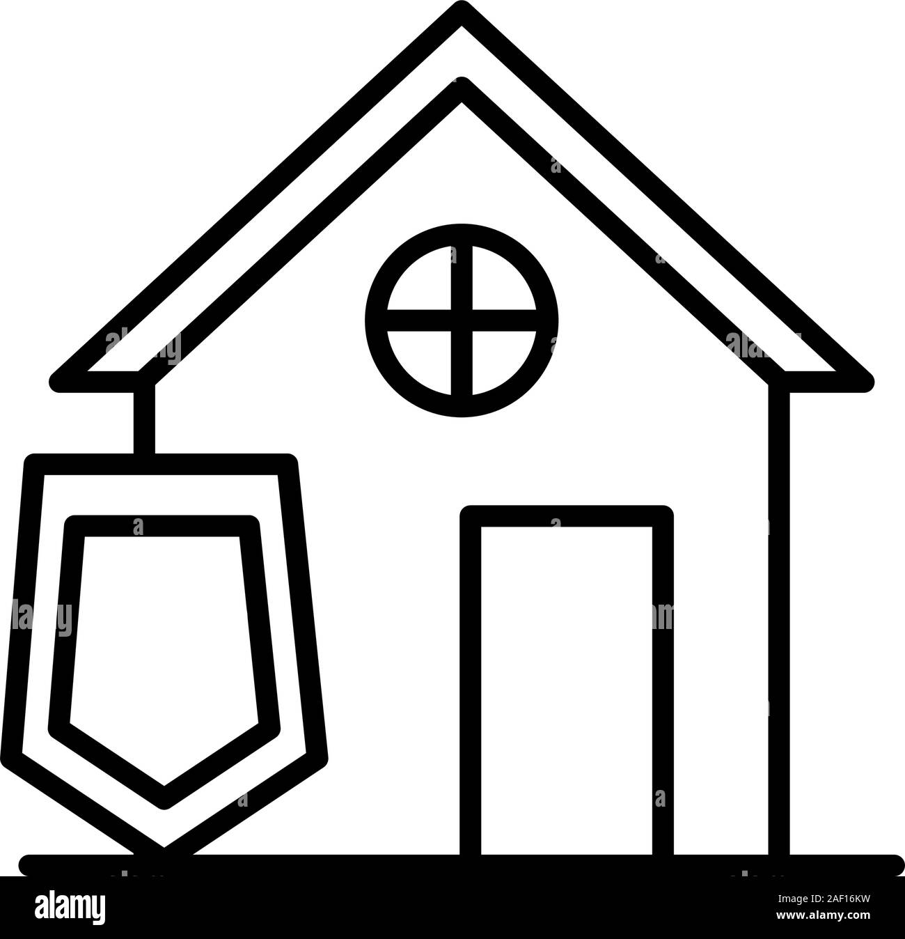 Old guard house Stock Vector Images - Alamy