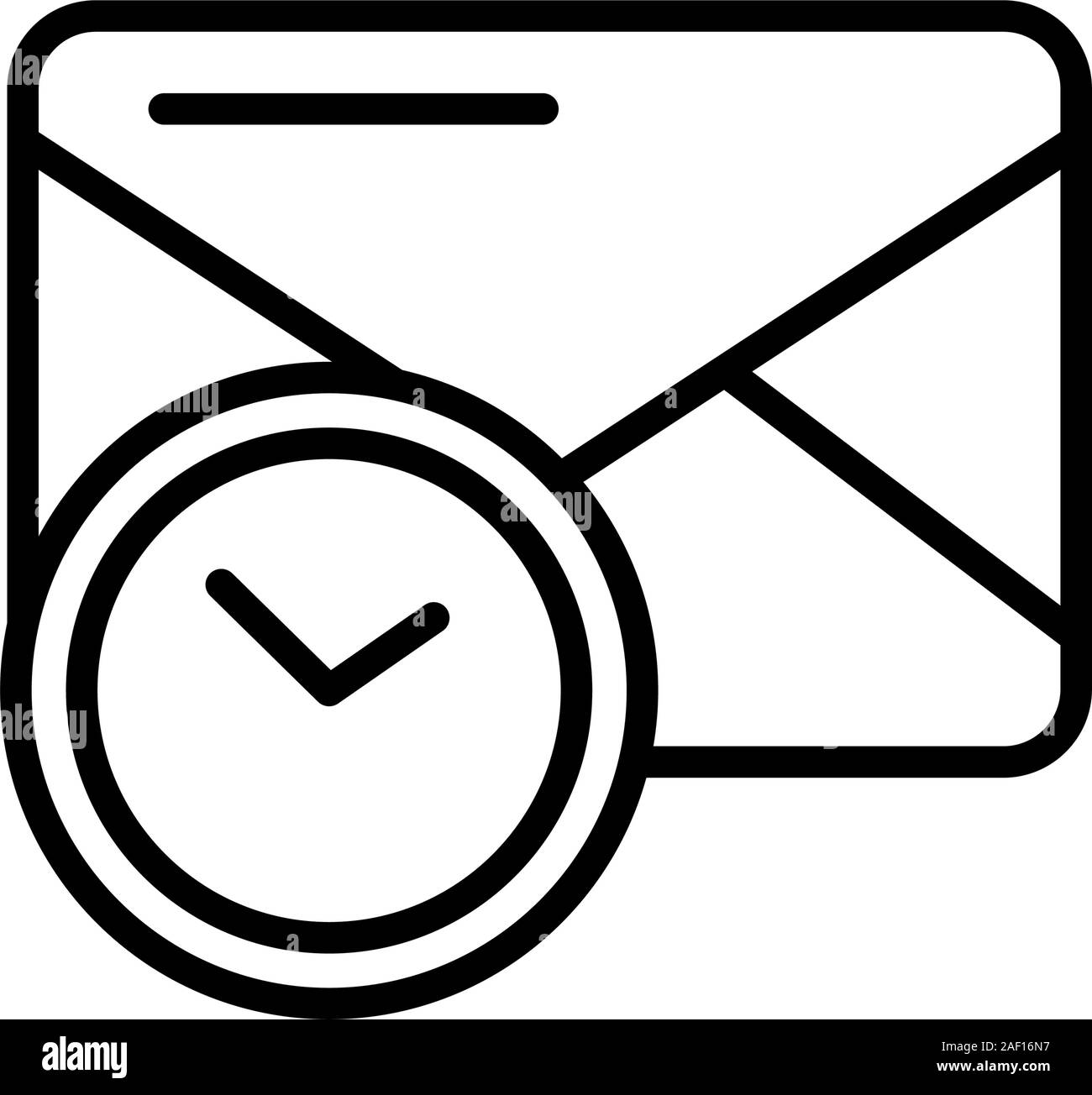 Envelope mail counter icon Stock Vector Images - Alamy